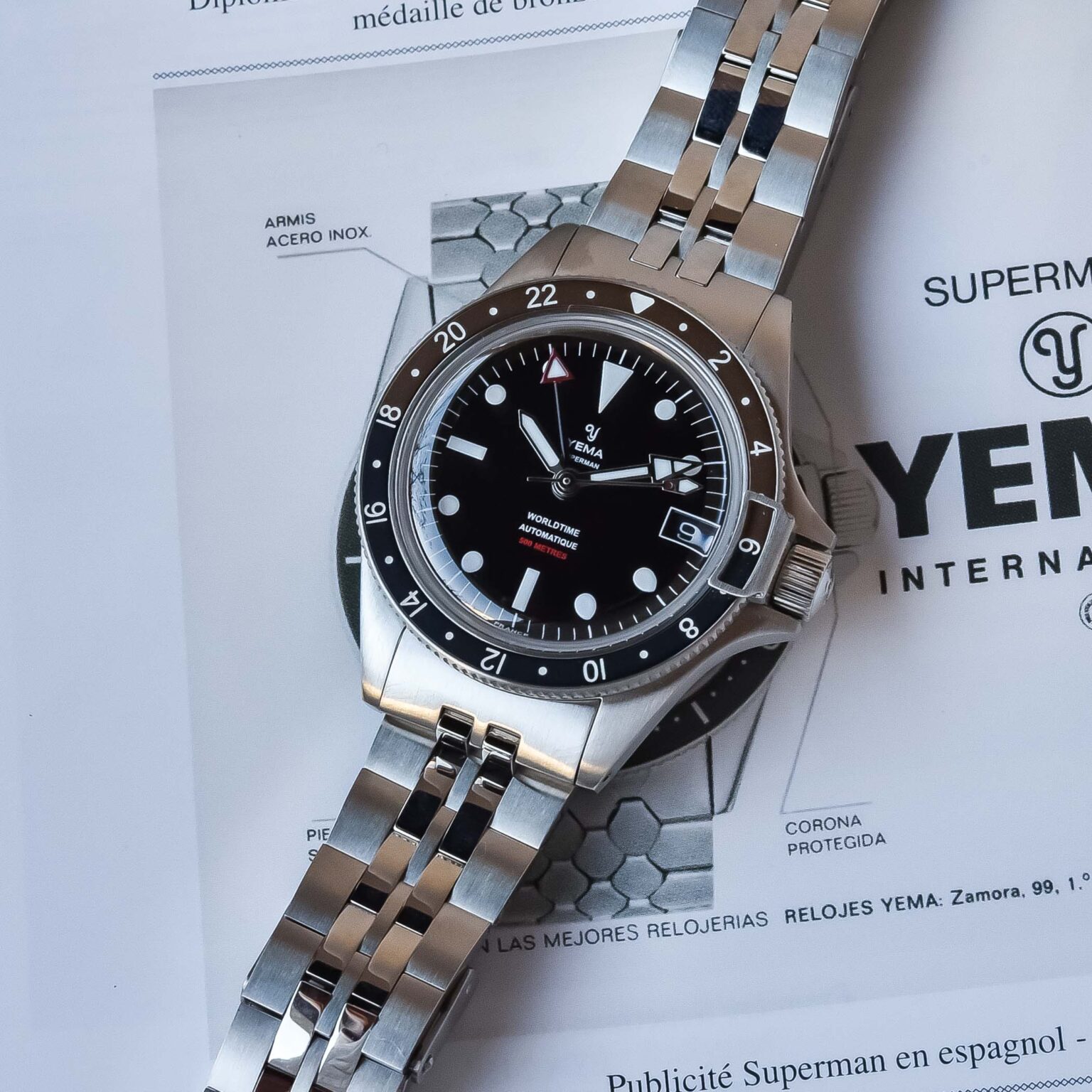 Hands-On With The Latest Editions Of The Yema Superman 500 GMT
