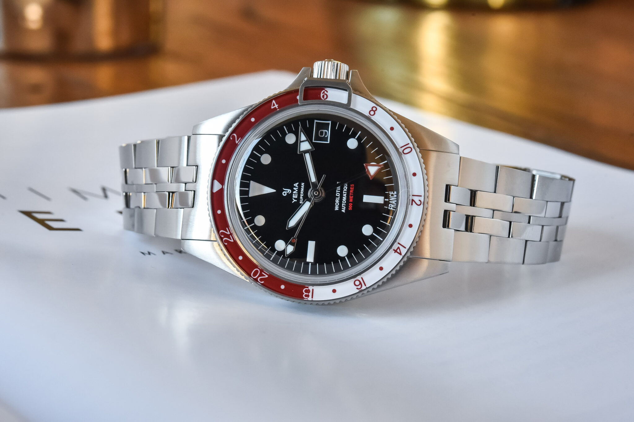 Hands-On With The Latest Editions Of The Yema Superman 500 GMT