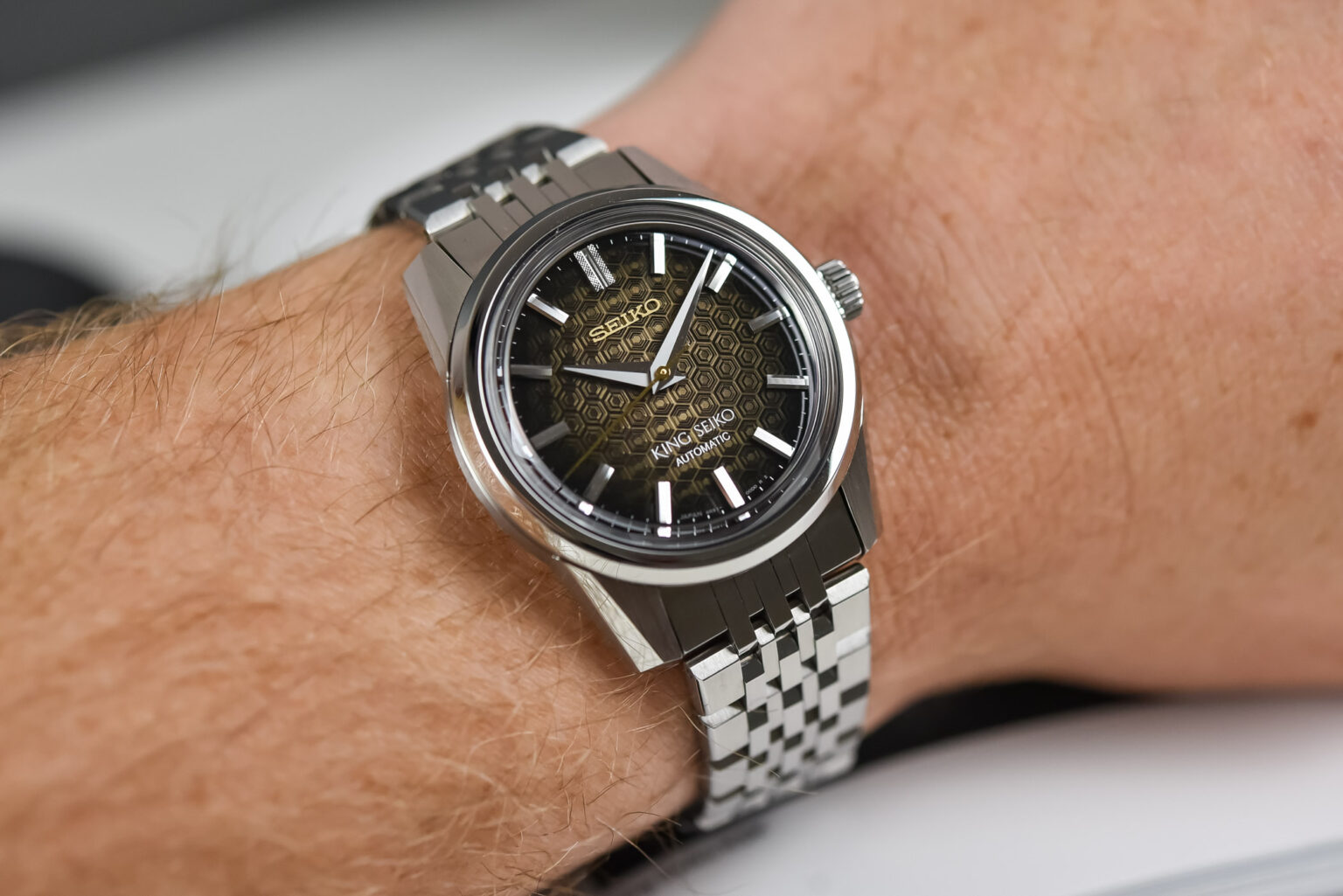 Hands-On With The New King Seiko SPB365 Kikkoumon Dial