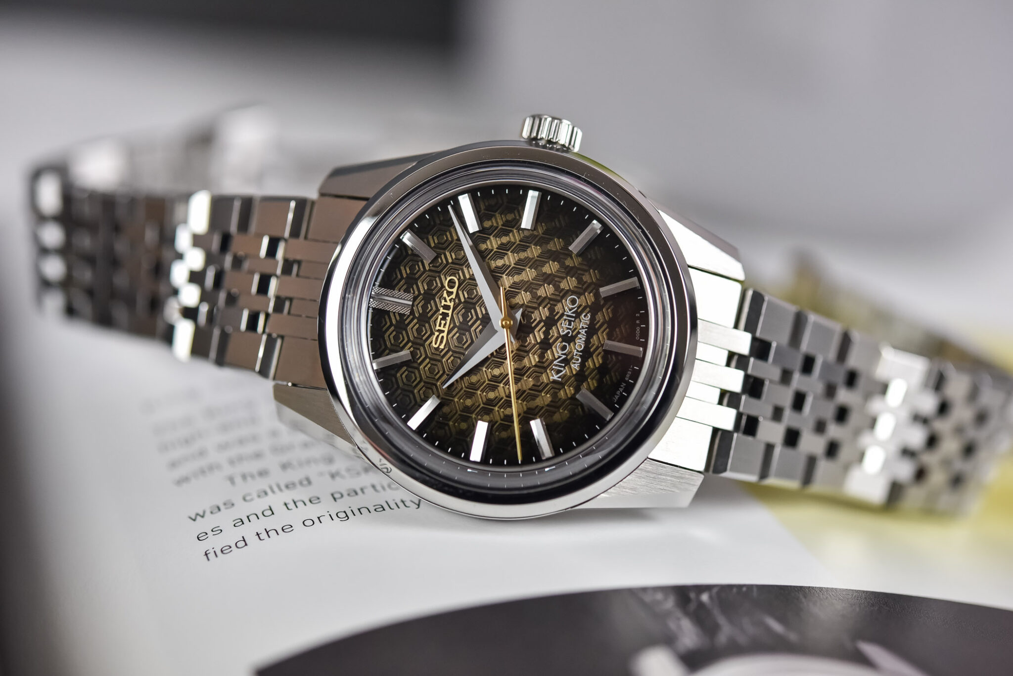 Hands-On With The New King Seiko SPB365 Kikkoumon Dial