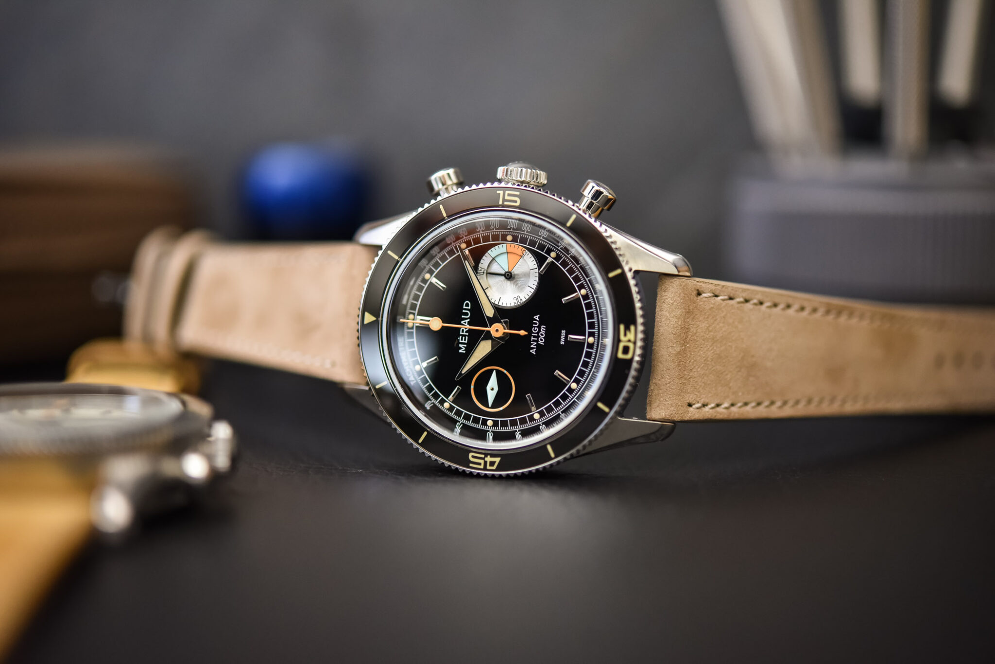 Hands-On With The Méraud Antigua Chronograph And Its NOS Landeron 248 ...