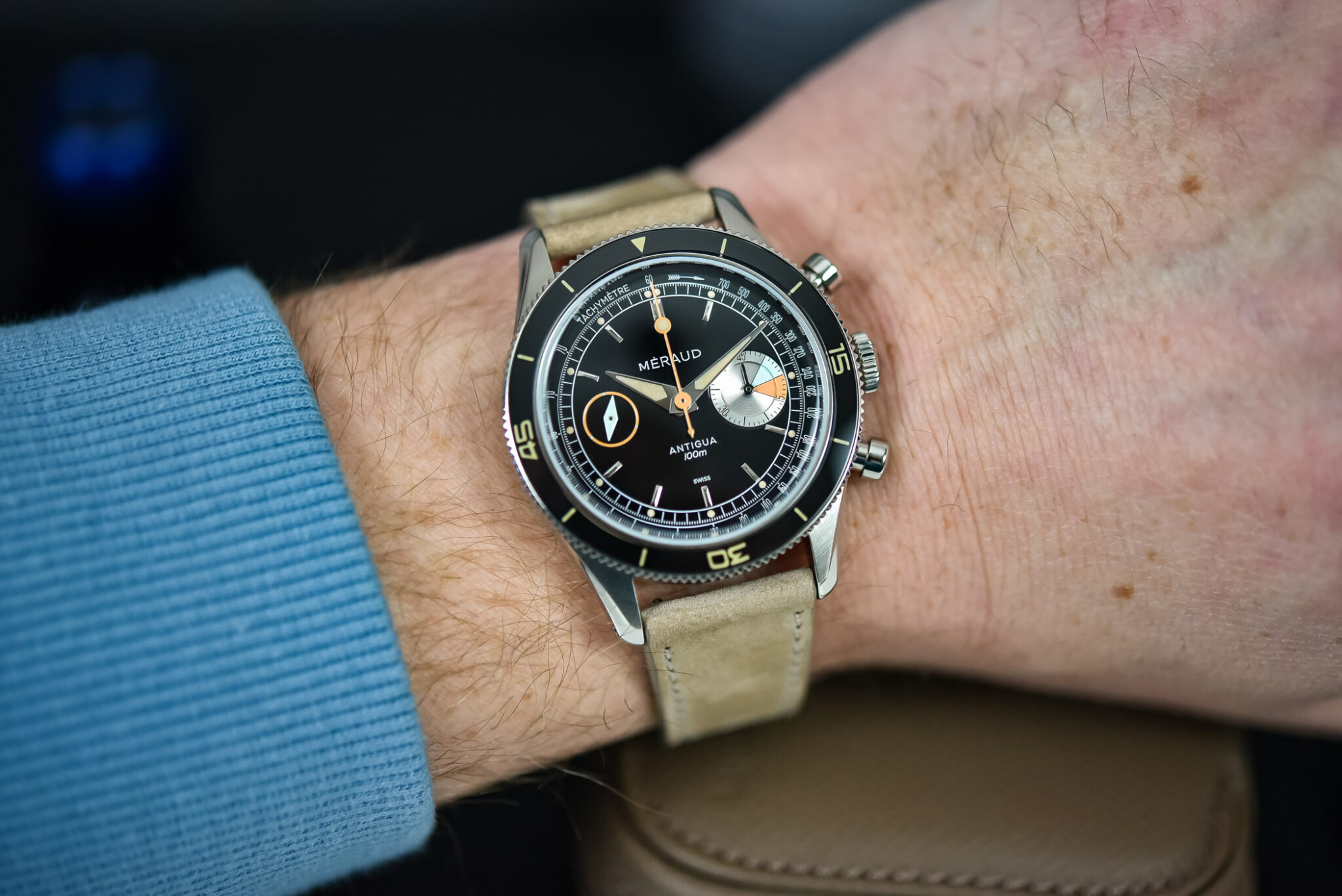 Hands-On With The Méraud Antigua Chronograph And Its NOS Landeron 248 ...