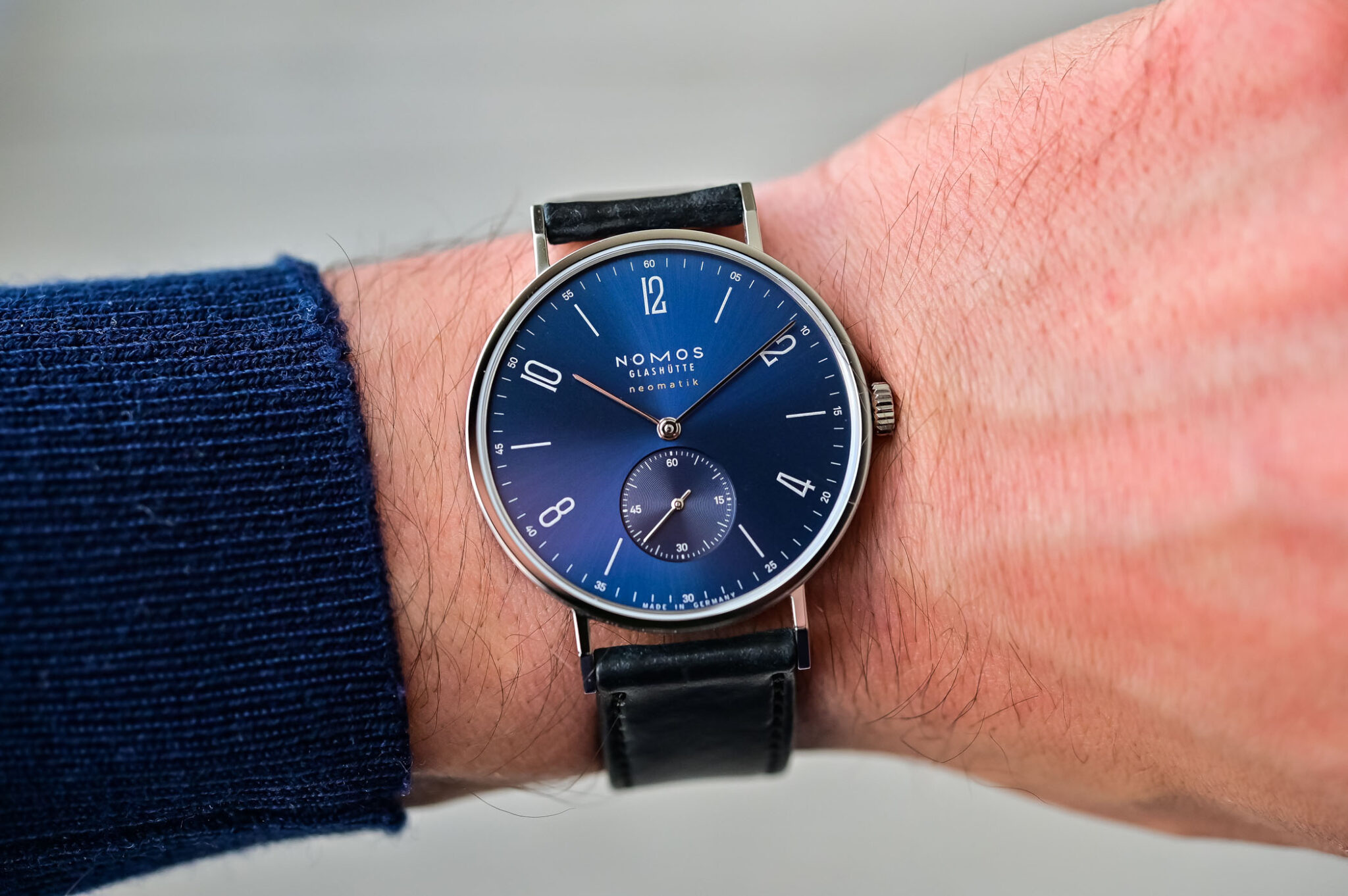 The New Nomos Tangente Neomatik Blue Gold (Live Pics & Video)