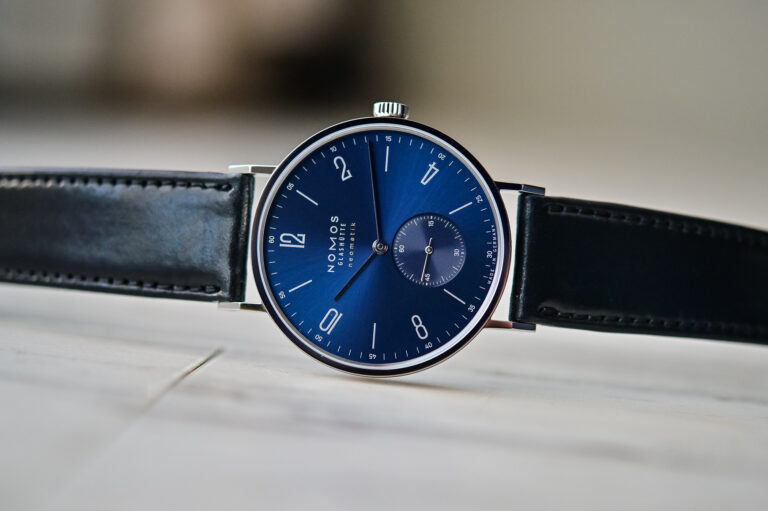 The New Nomos Tangente Neomatik Blue Gold (Live Pics & Video)