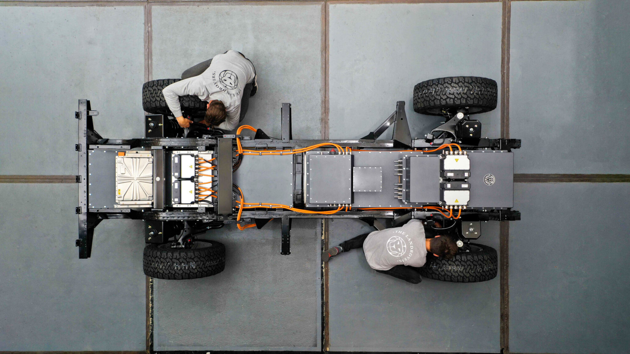 The mad scientists of The Landrovers have electrified a Defender