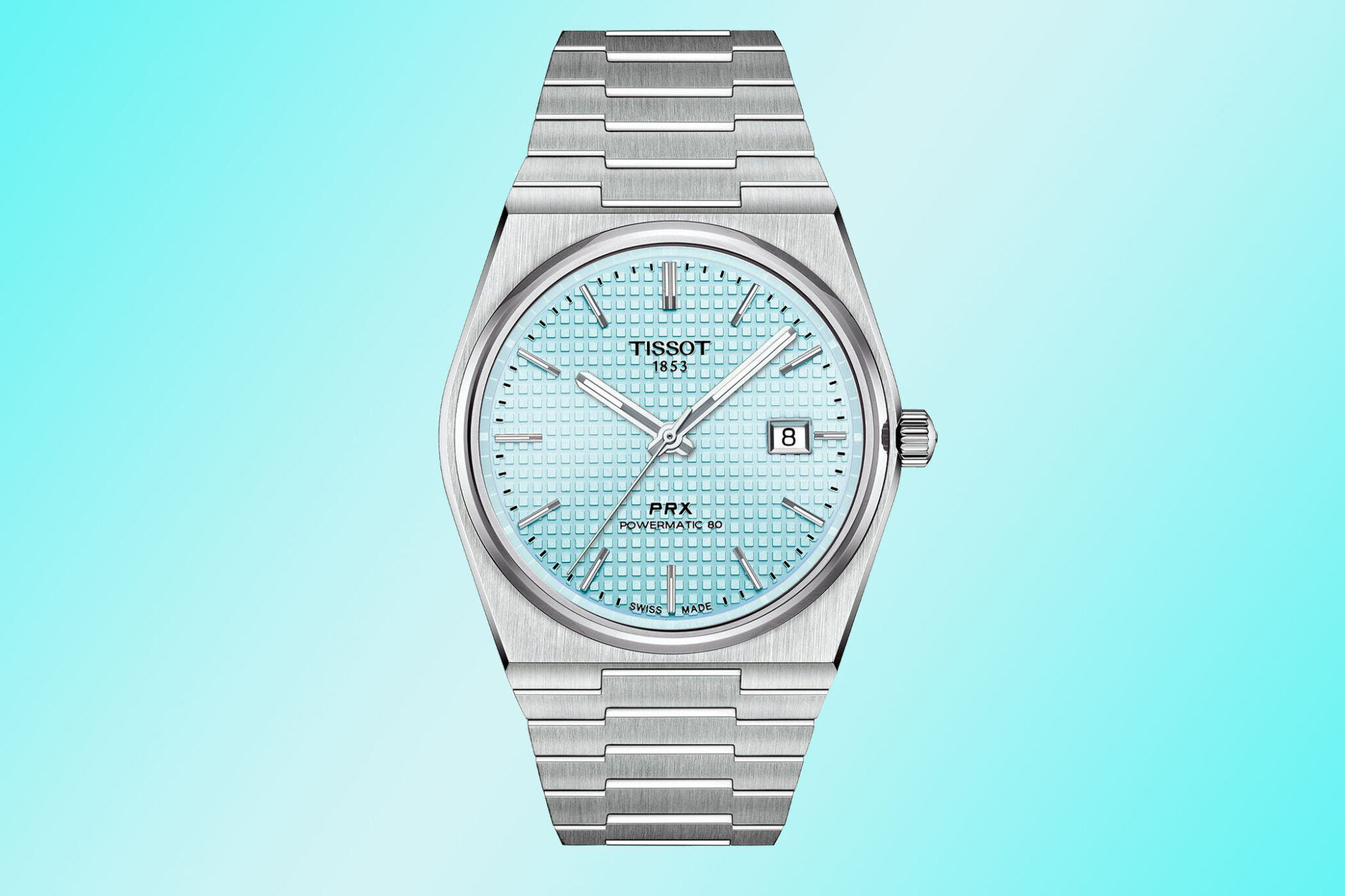 Spotted - The ice blue PRX Powermatic 80 Tissot is quiet about