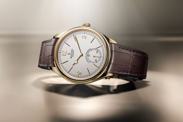 Hands-On: The Platinum Rolex Perpetual 1908 With Guilloche Dial