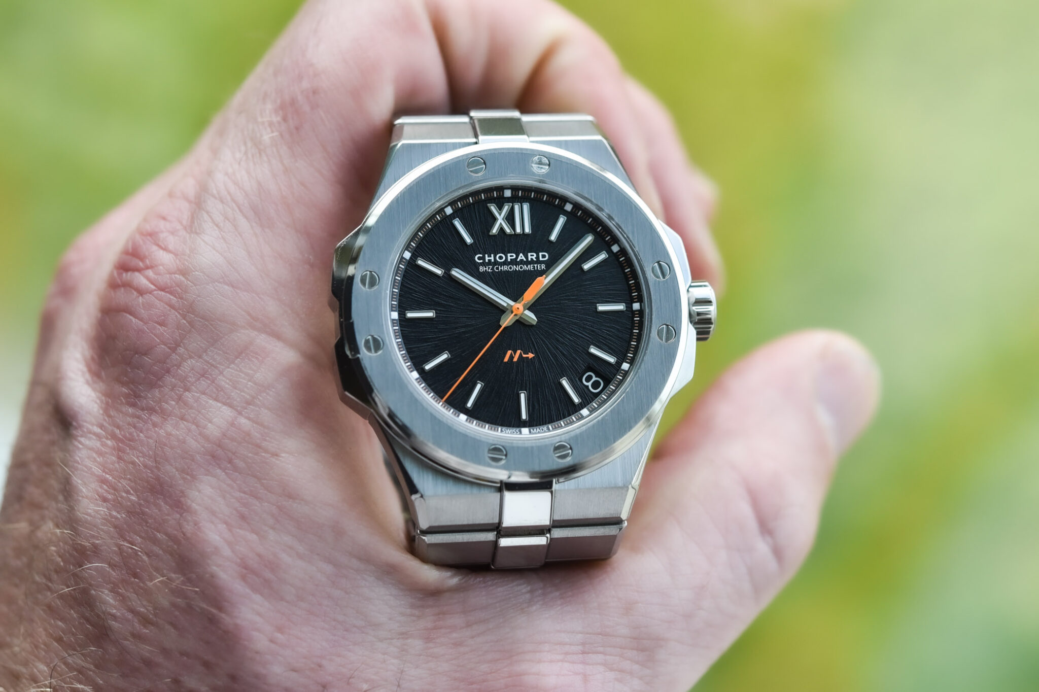 Hands-On: Chopard Alpine Eagle Cadence 8HF Titanium Black Dial