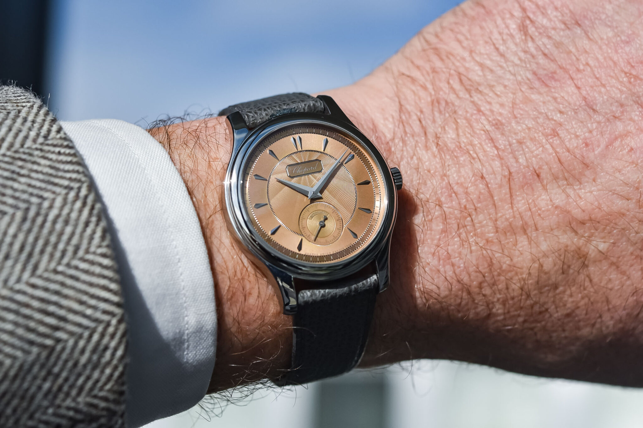 Hands-On: The Handsome 36mm Salmon Chopard L.U.C 1860 In Steel