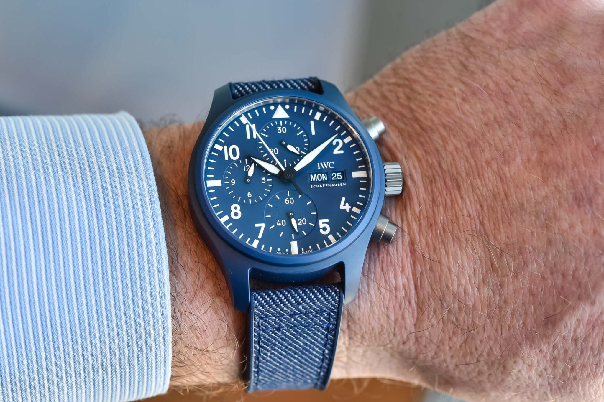 Hands-On: The New IWC Pilot Chronograph 41 TOP GUN Black and Oceana