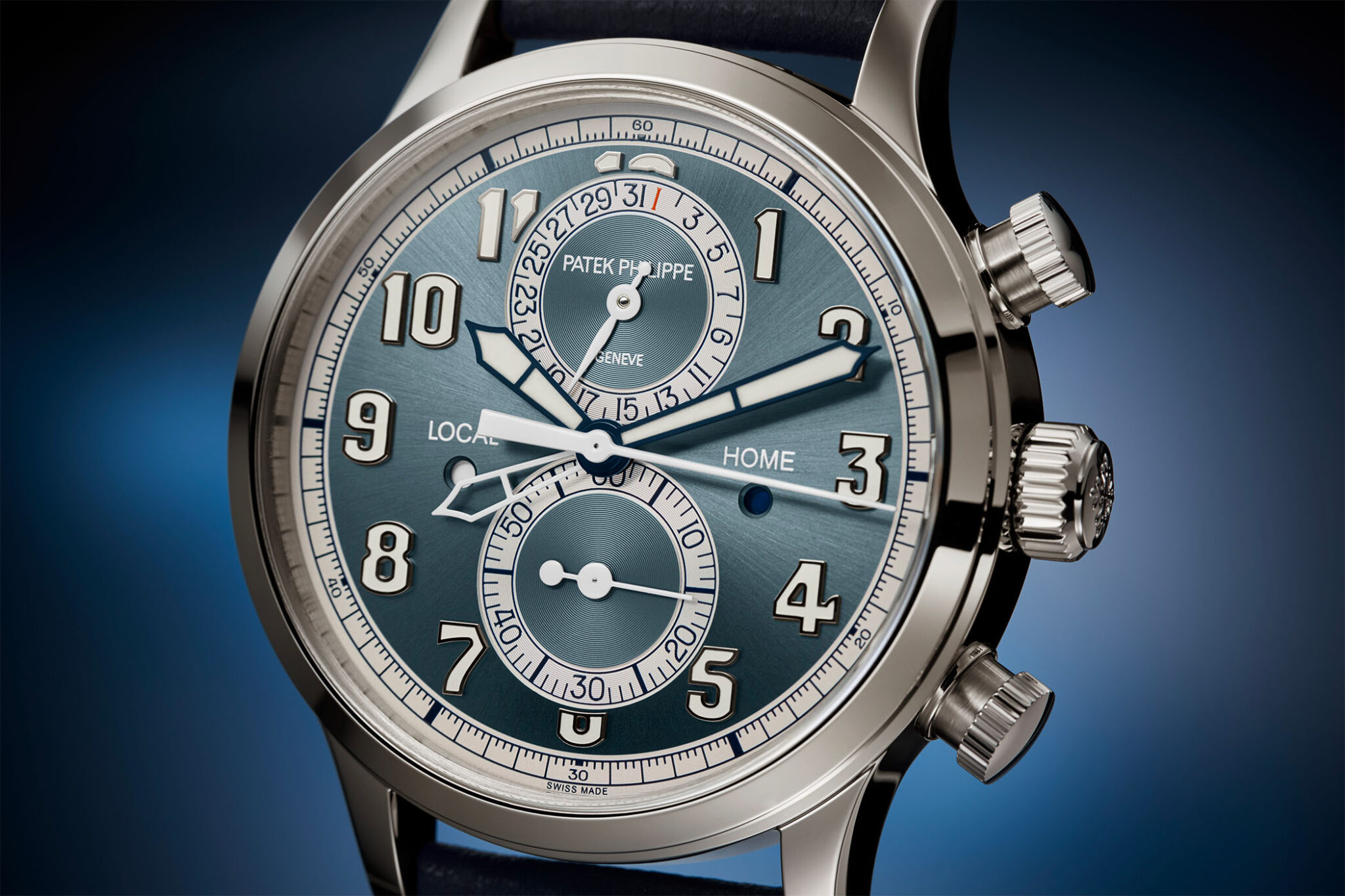 Introducing The Patek Philippe Calatrava Pilot Travel Time Chronograph ...