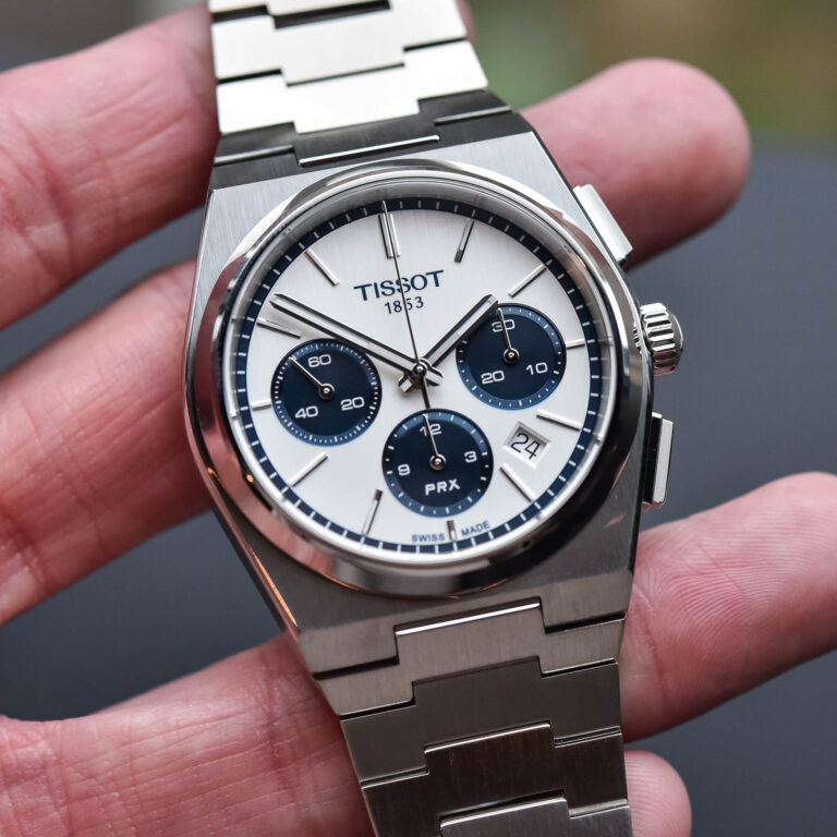 Hands-On: The Blue Panda Tissot PRX Automatic Chronograph