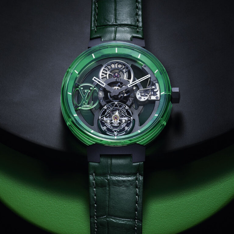 Introducing The Green & Yellow Sapphire Louis Vuitton Tambour Moon ...