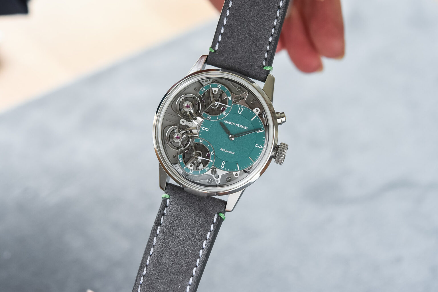 Hands-On: The New Green Armin Strom Mirrored Force Resonance