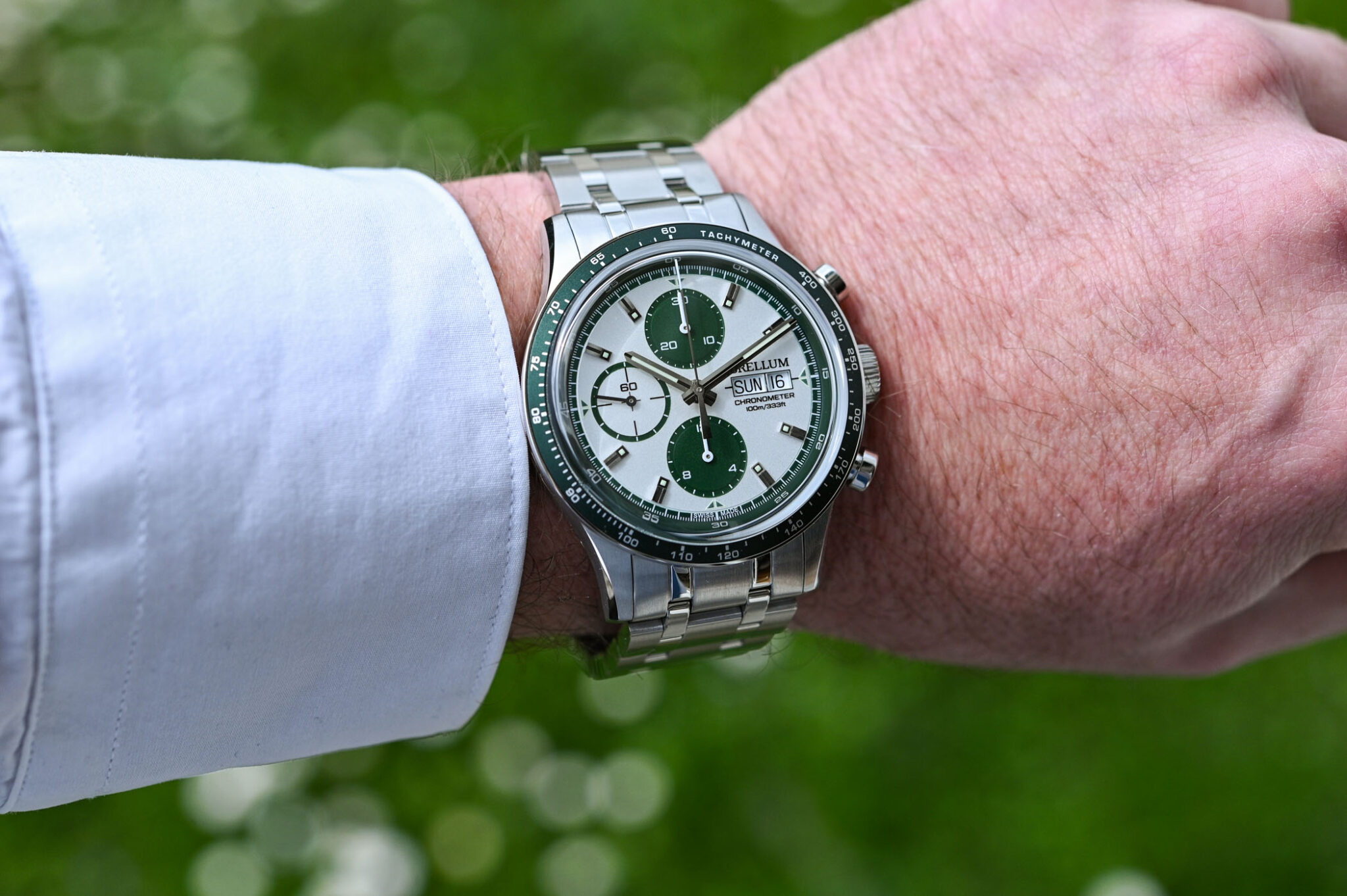 Introducing The Brellum Pandial LE.4 DD Emerald Green Chronometer