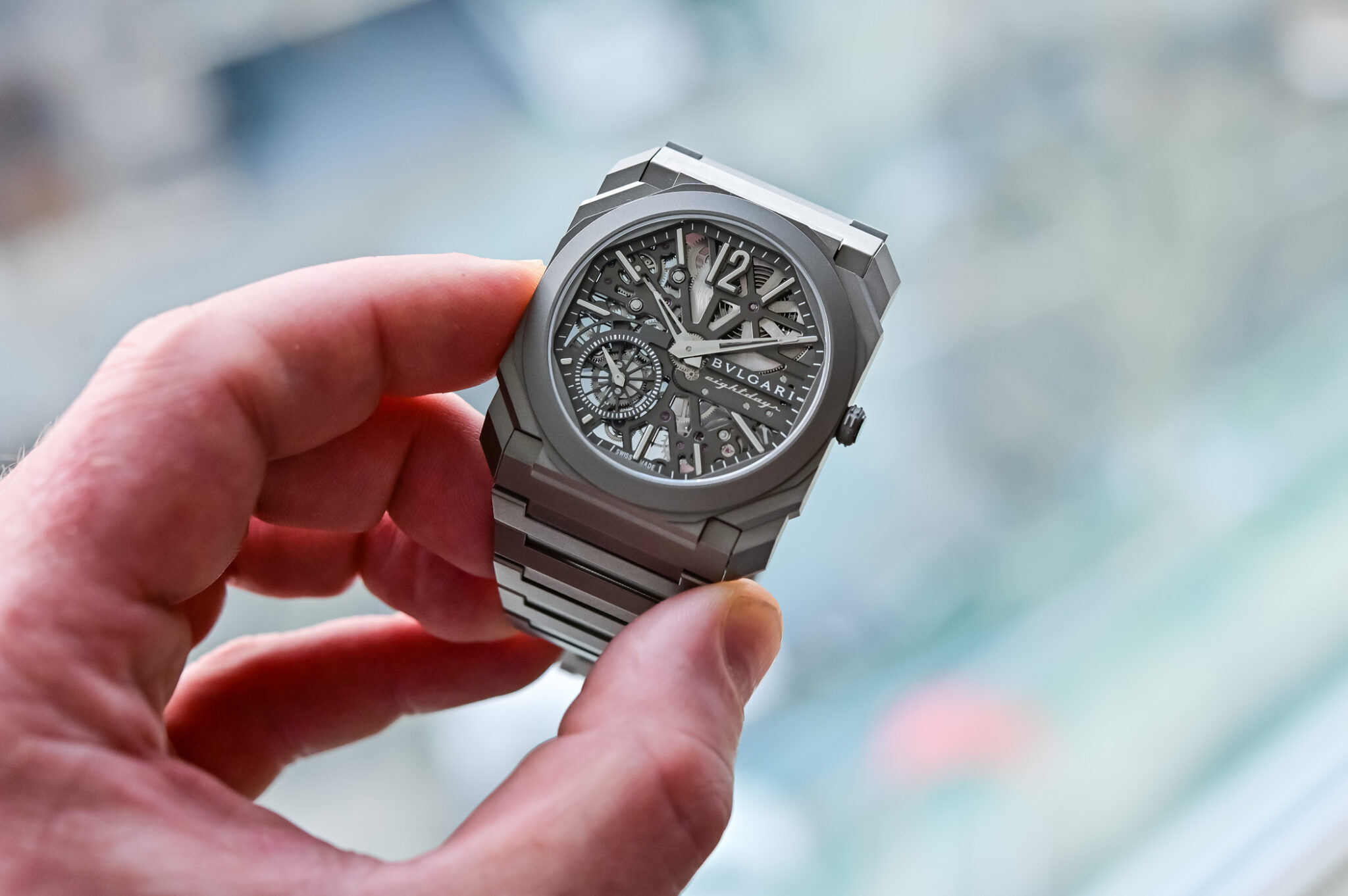 Hands-On: The New Titanium Bulgari Octo Finissimo Skeleton 8 Days