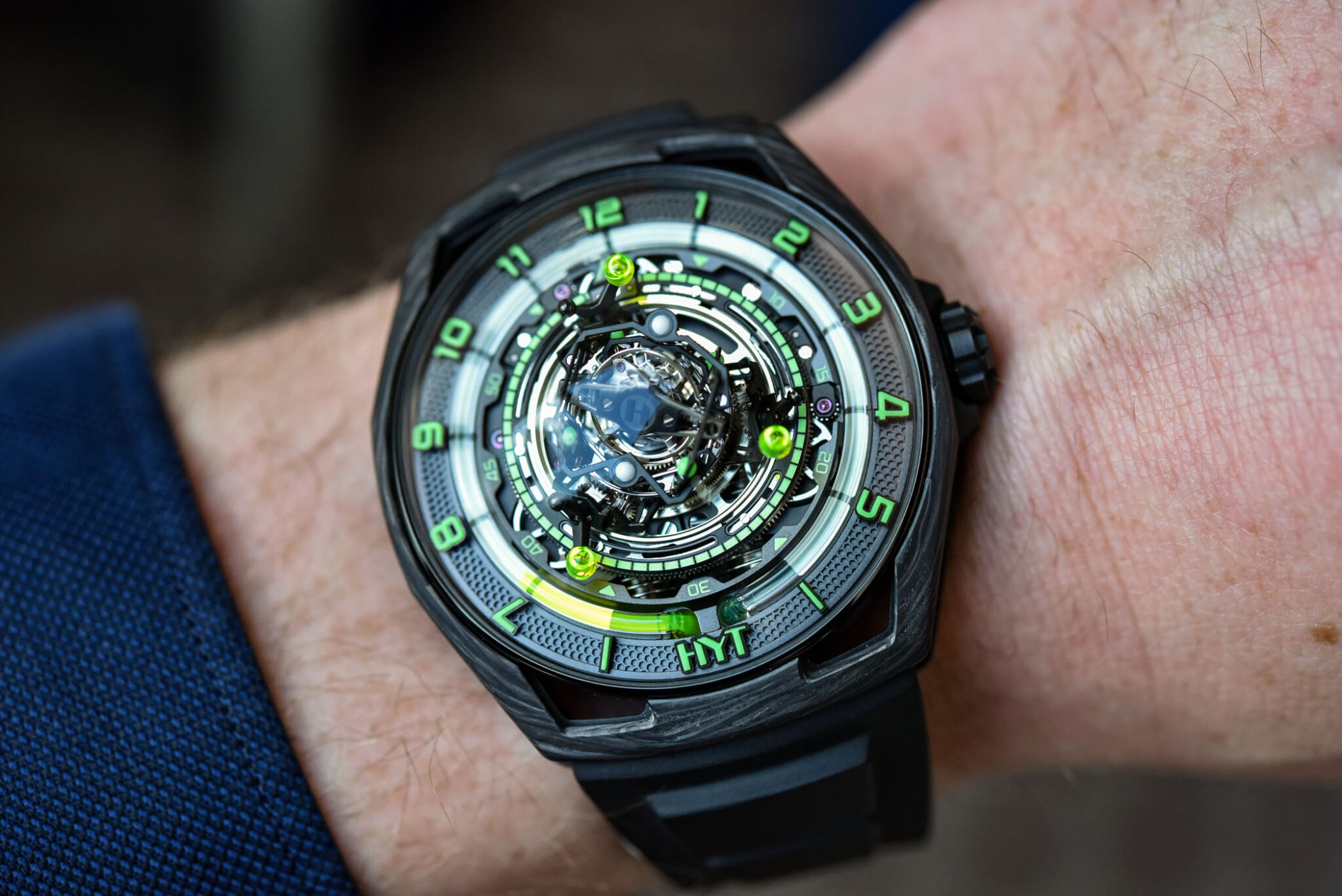 Hands-On With The Impressive HYT Conical Tourbillon