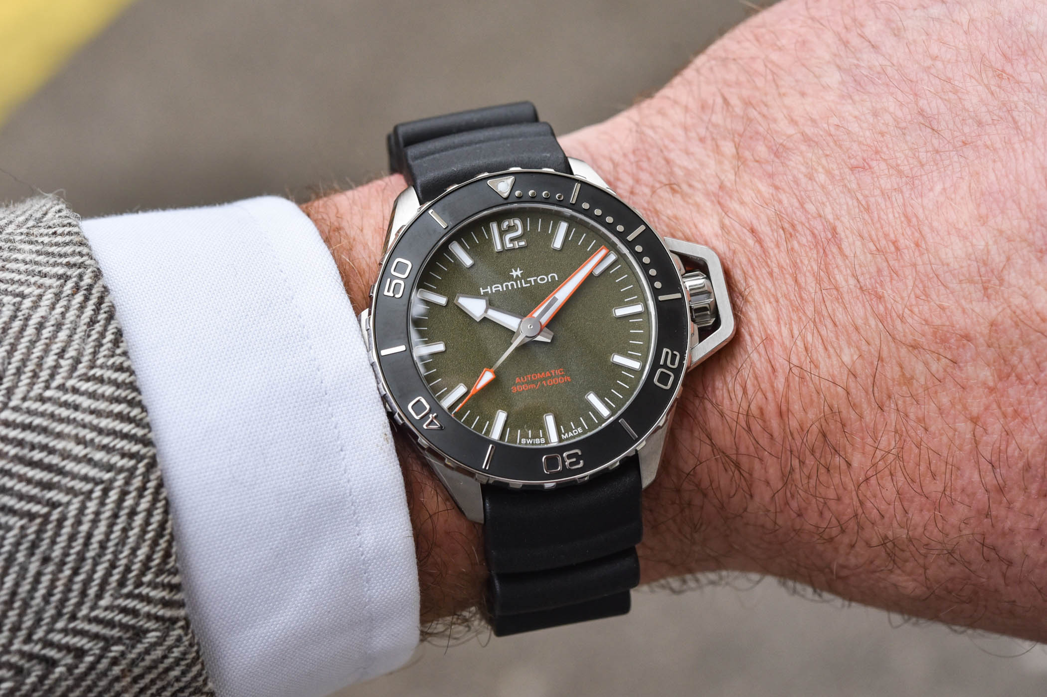 Introducing The Hamilton Khaki Navy Frogman 41mm Live Pics Price