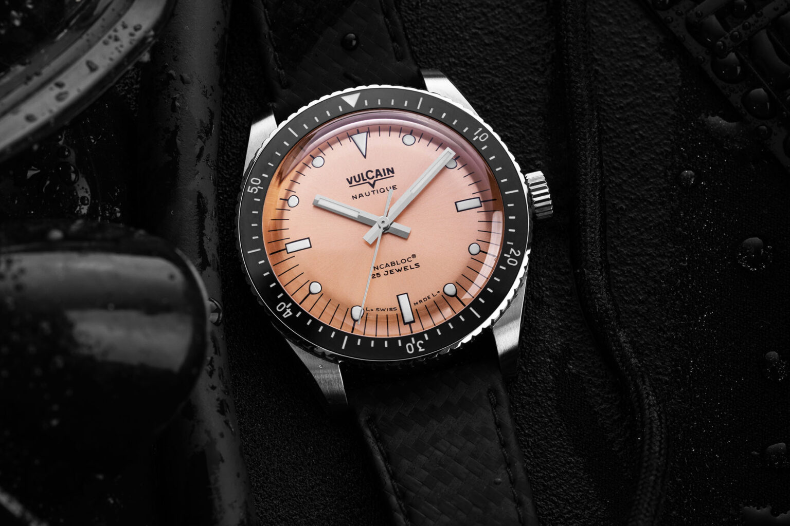Introducing The Vulcain SkinDiver Nautique Salmon Dial