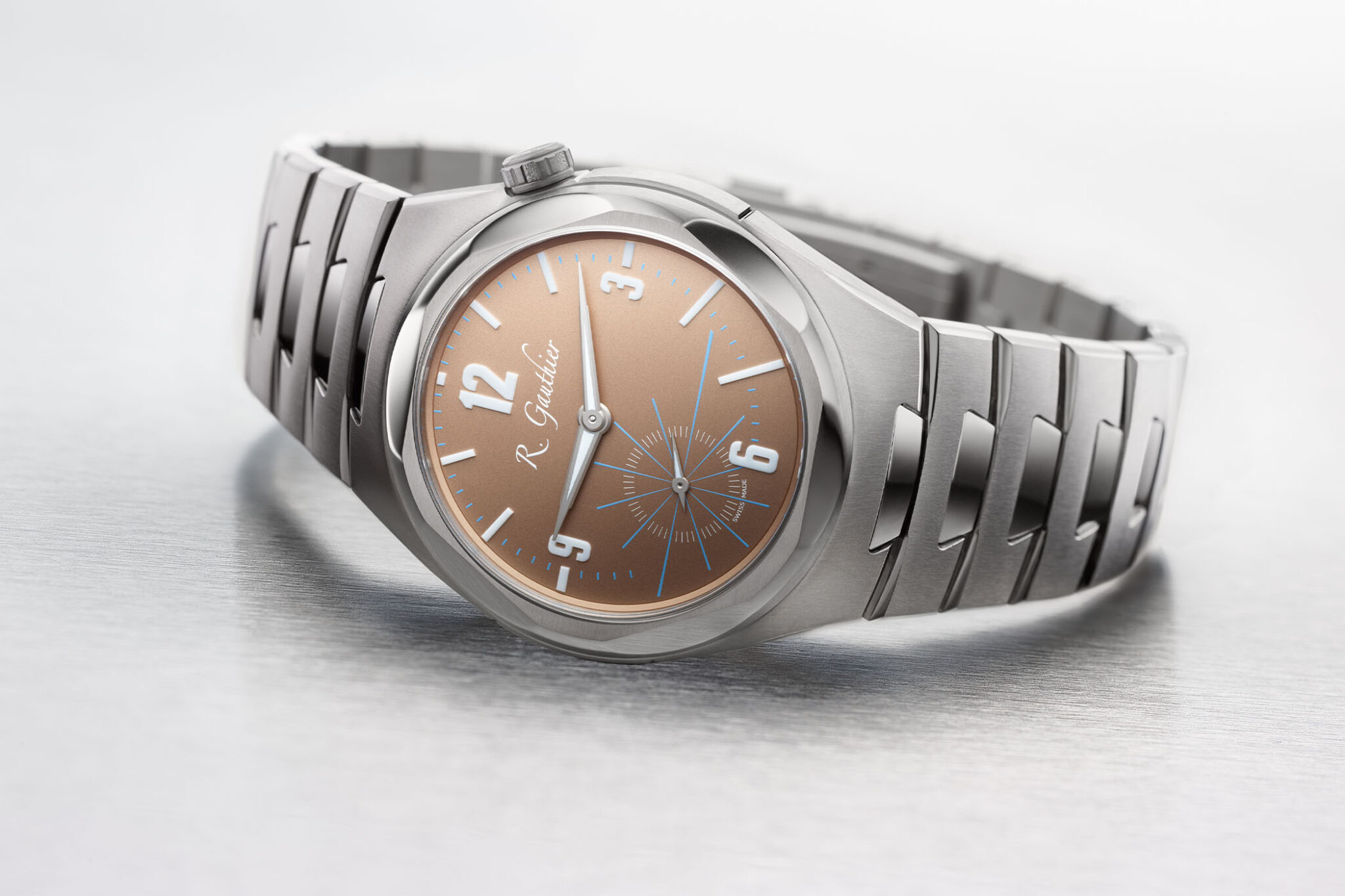 Introducing The C by Romain Gauthier Titanium With Salmon Dial