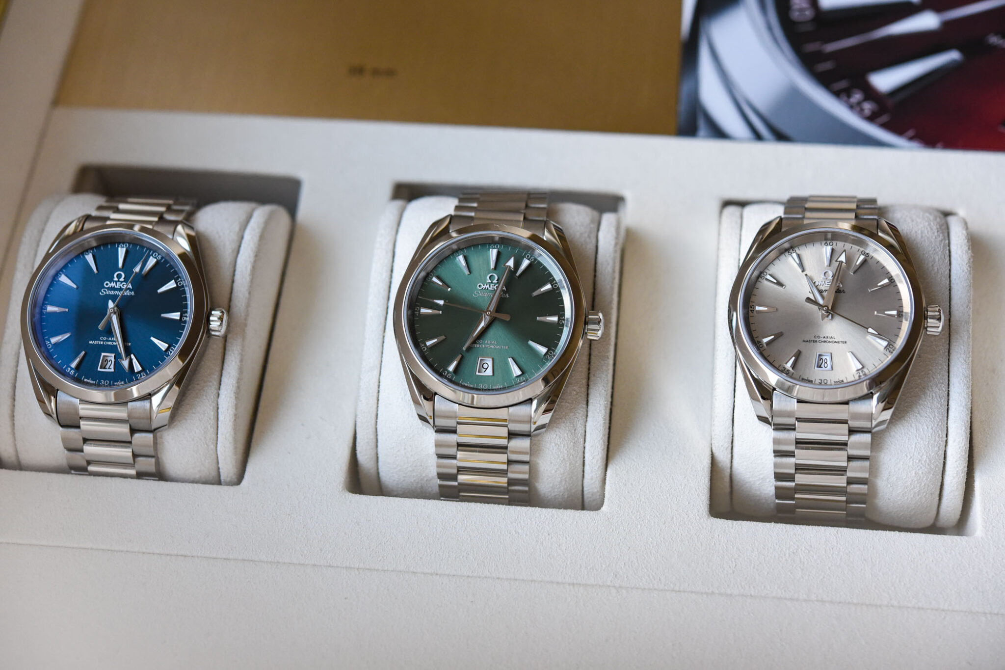 Hands-On: The Omega Aqua Terra Shades Collection, Including 2 New Solid ...