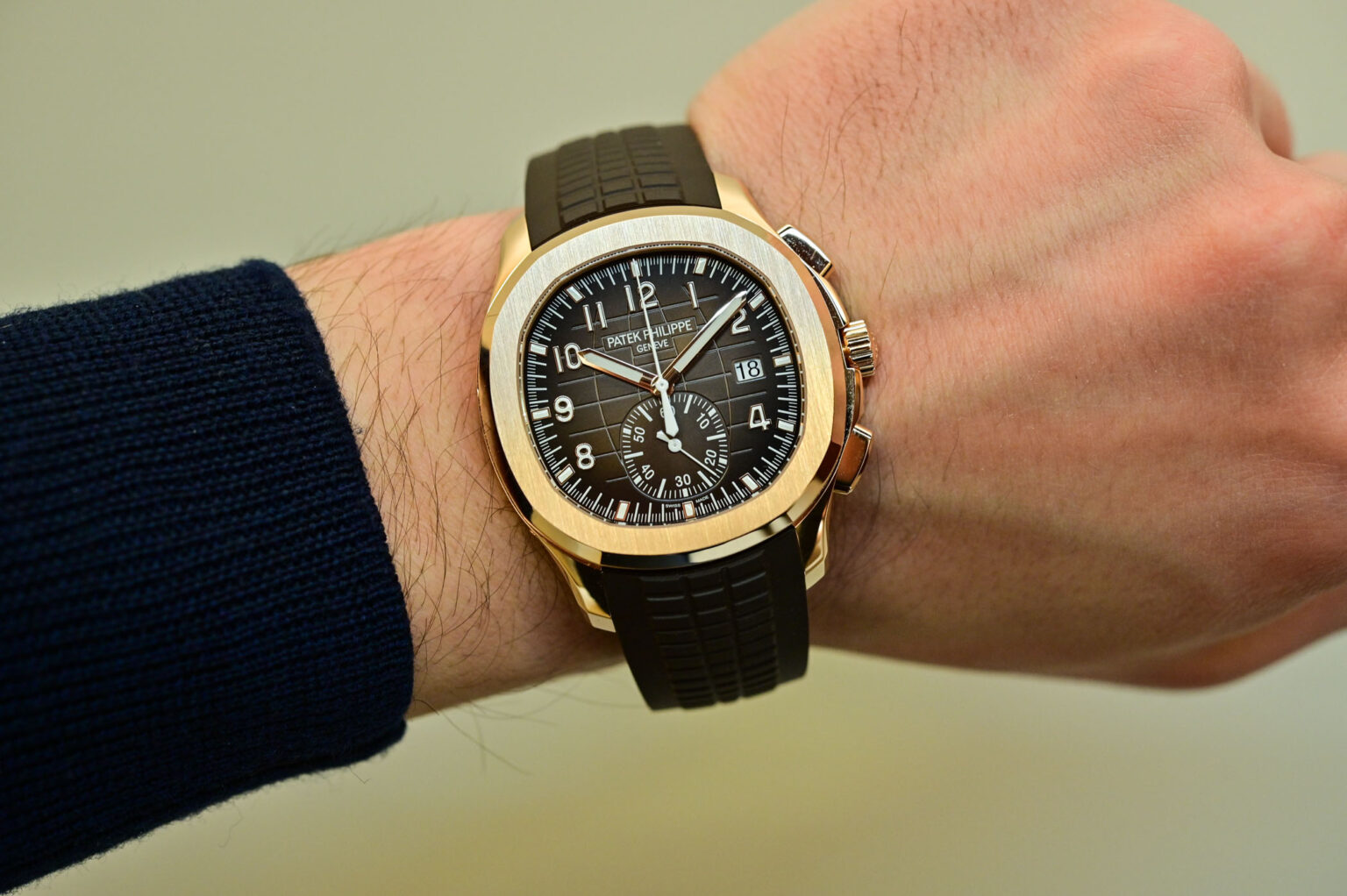 Hands-On With The New Patek Philippe Aquanaut Chronograph 5968R