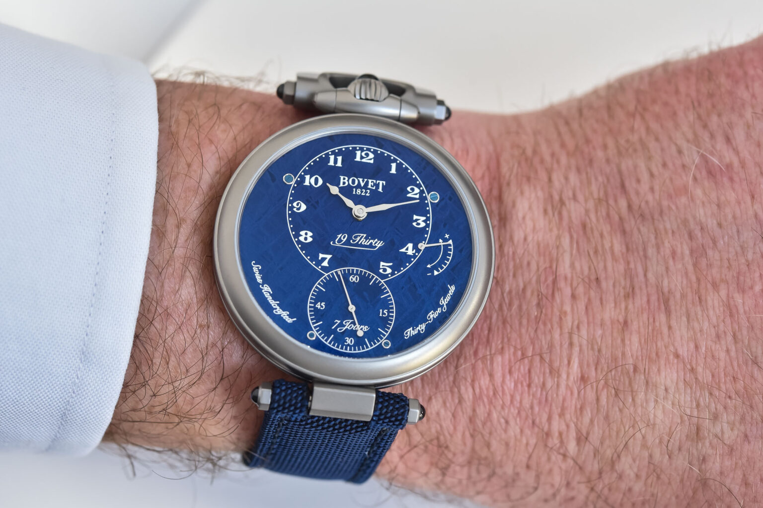 Introducing The Bovet 19Thirty Blue Meteorite & Titanium (Live Pics & Price)