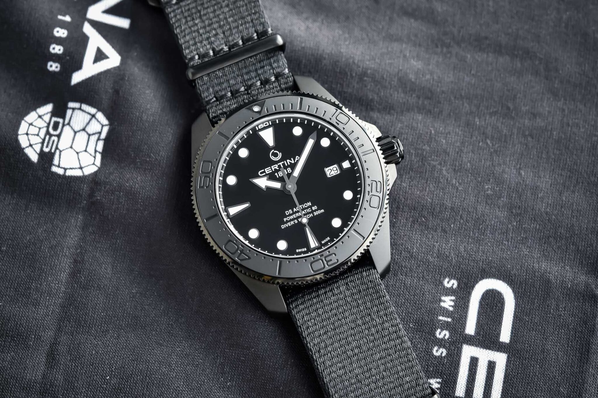 Introducing The All-Black Certina DS Action Diver 43mm (Live Pics & Price)