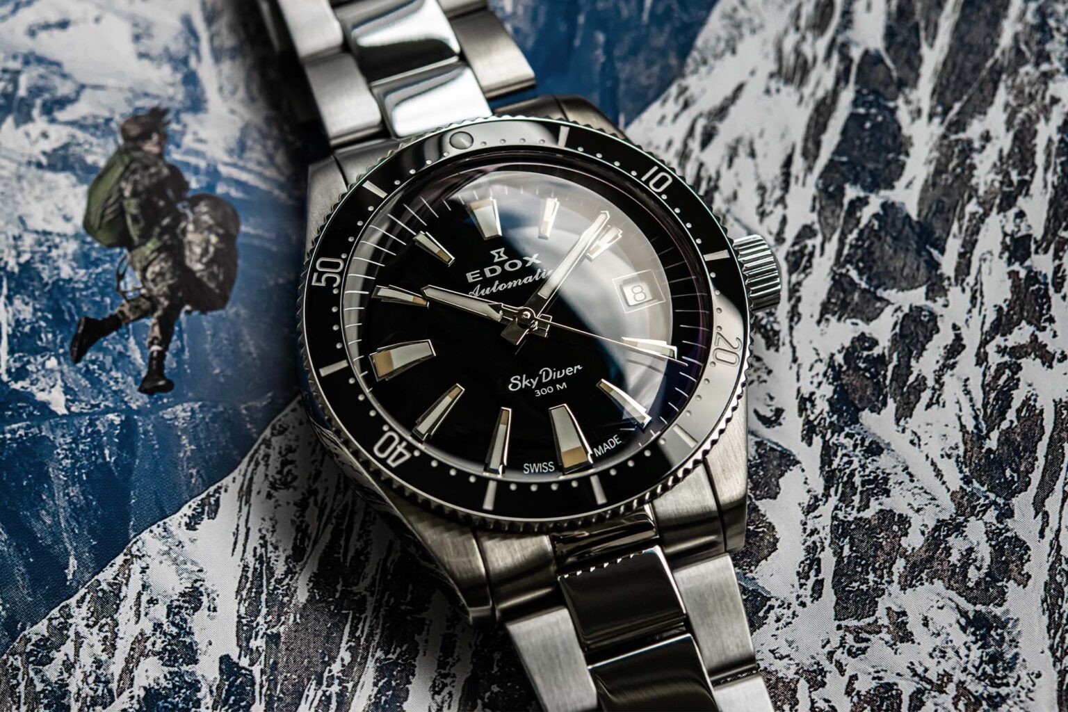 Introducing The More Compact Edox SkyDiver 38 Date Automatic