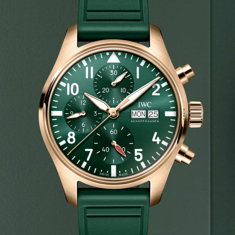Introducing The IWC Pilot Chronograph 41 Gold & Green IW388110