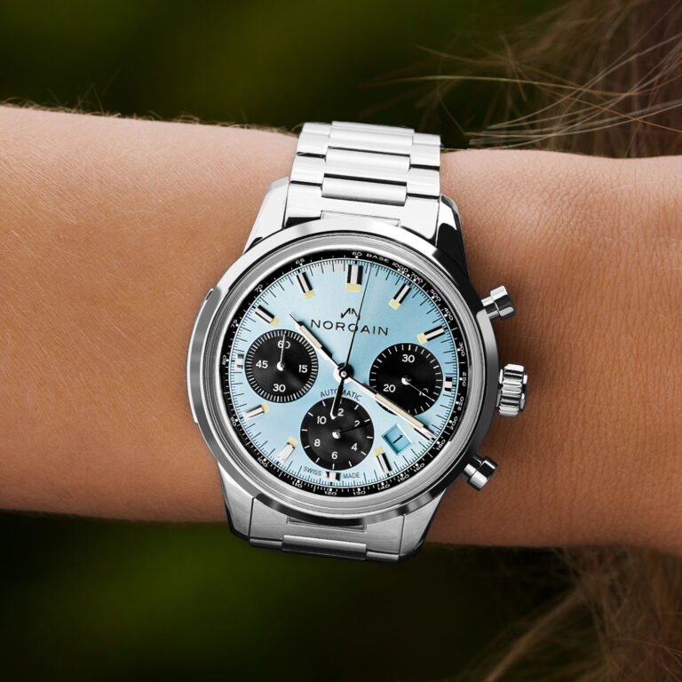 Introducing The Norqain Freedom 60 Chrono 40mm Ice Blue Limited Edition