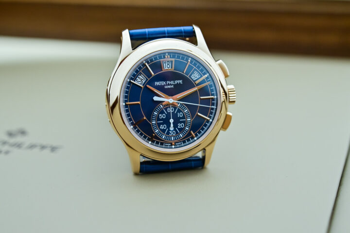 Hands-On: The New Blue Patek Philippe Chronograph Annual Calendar 5905R