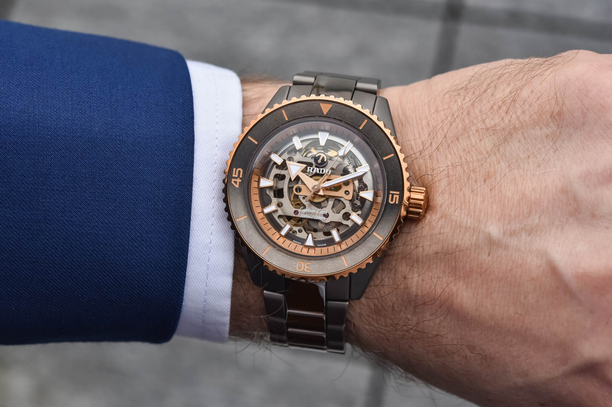 Introducing A New Take On The Rado Captain Cook High-Tech Ceramic Skeleton