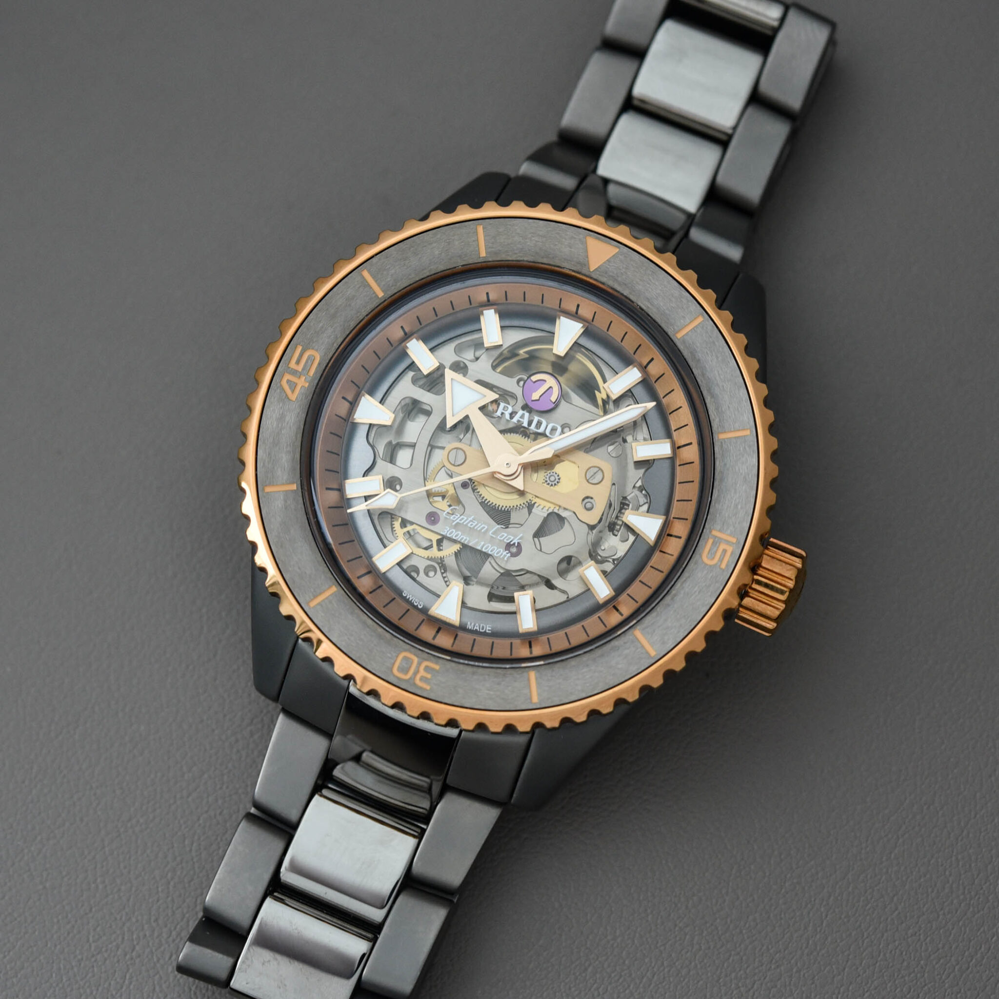 Introducing A New Take On The Rado Captain Cook High-Tech Ceramic Skeleton