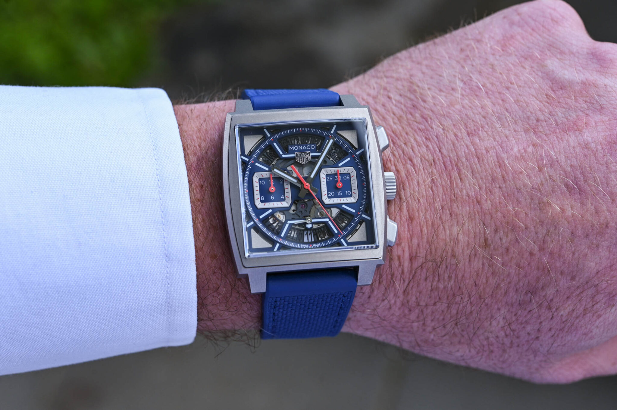 Introducing The New TAG Heuer Monaco Skeleton Chronograph (Live Pics ...