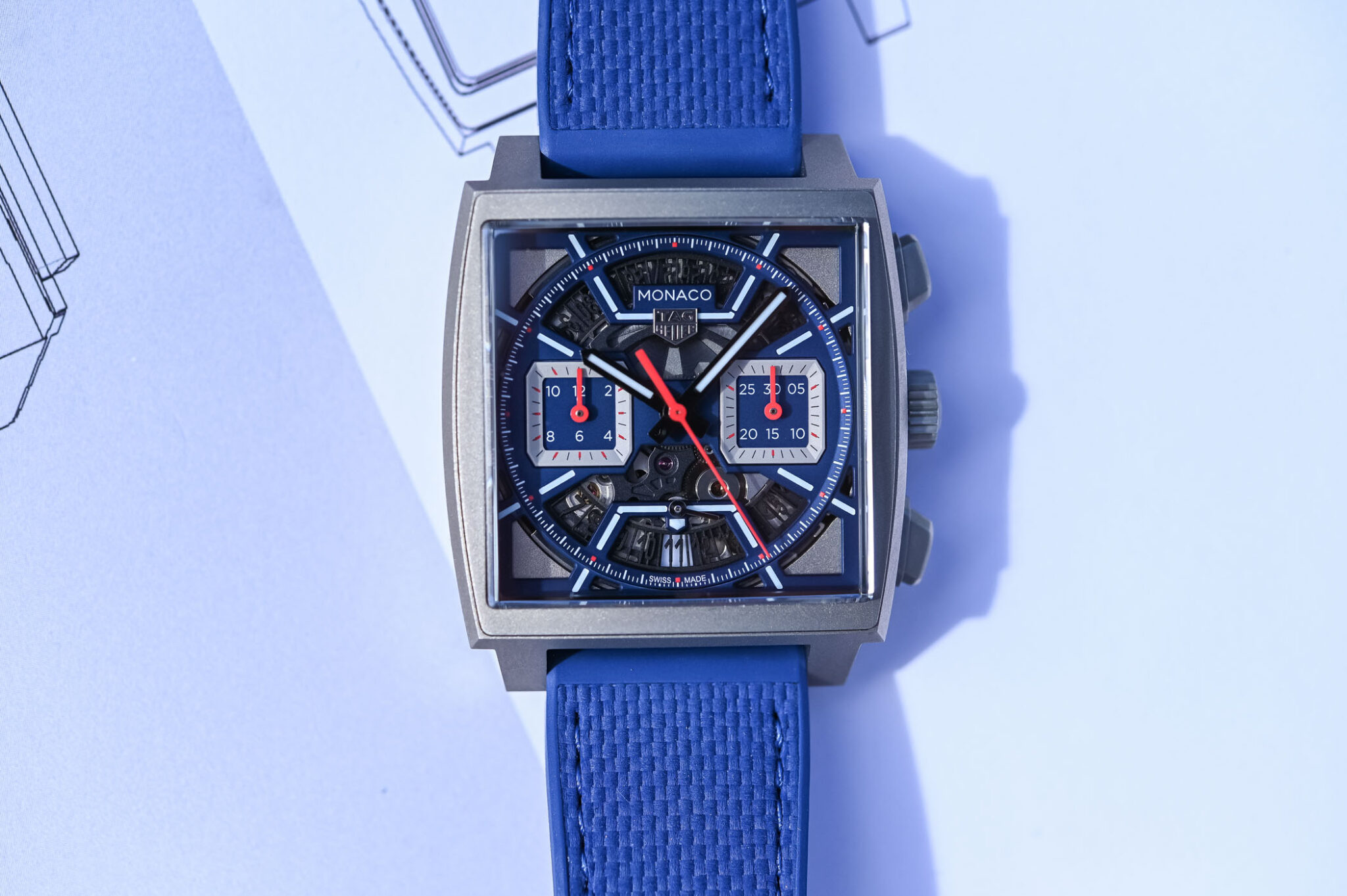 Introducing The New TAG Heuer Monaco Skeleton Chronograph (Live Pics ...