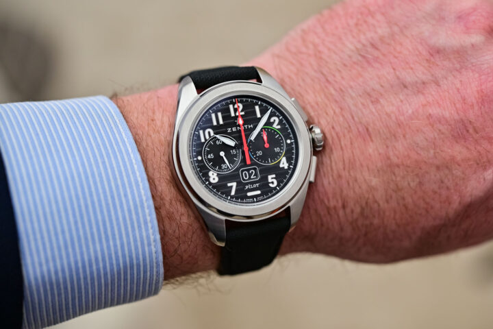 Hands-On: The Steel Zenith Pilot Big Date Flyback