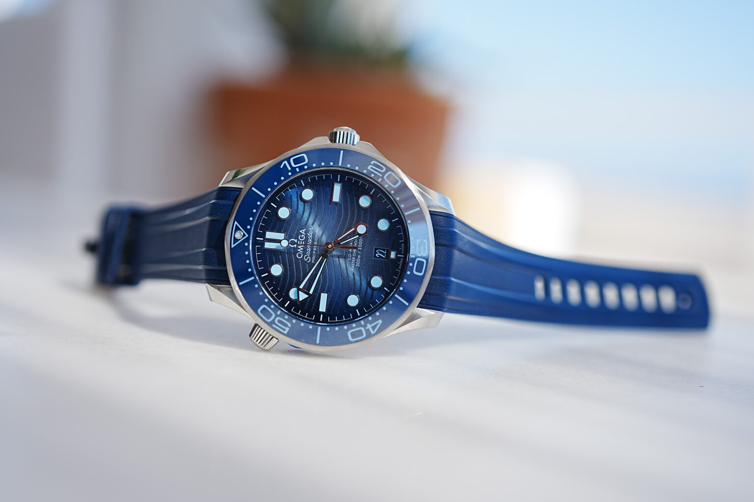 Introducing The New Omega Seamaster Diver 300M Summer Blue 75th ...