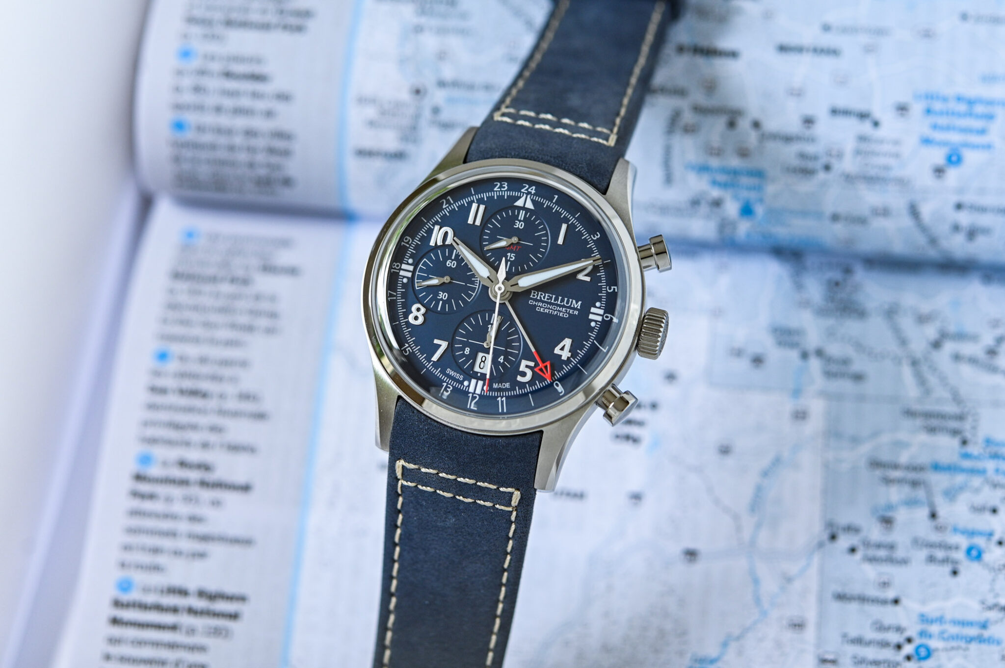 Introducing Brellum Pilot LE.2 GMT Chronometer (Live Pics & Price)