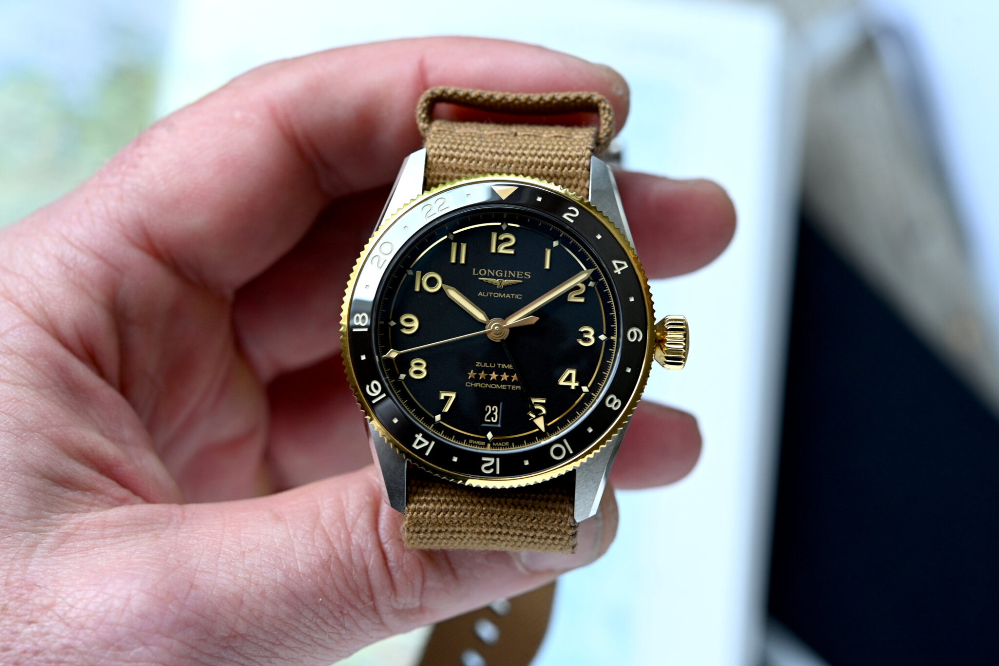 Introducing: The More Compact Longines Spirit Zulu Time 39mm (Live Pics)