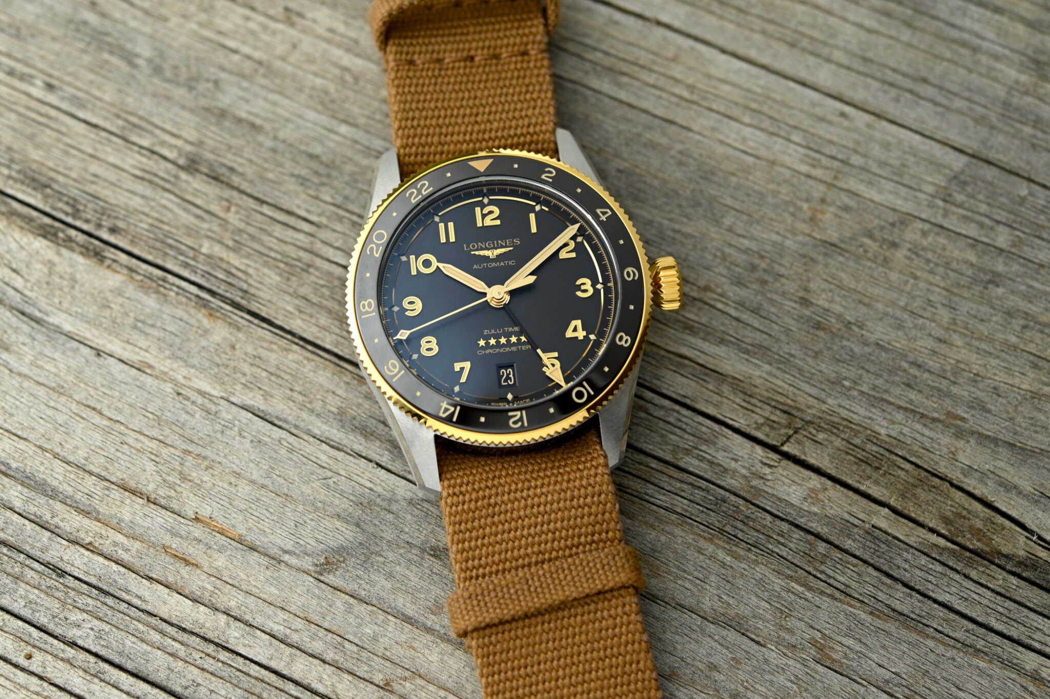 Introducing: The More Compact Longines Spirit Zulu Time 39mm (Live Pics)