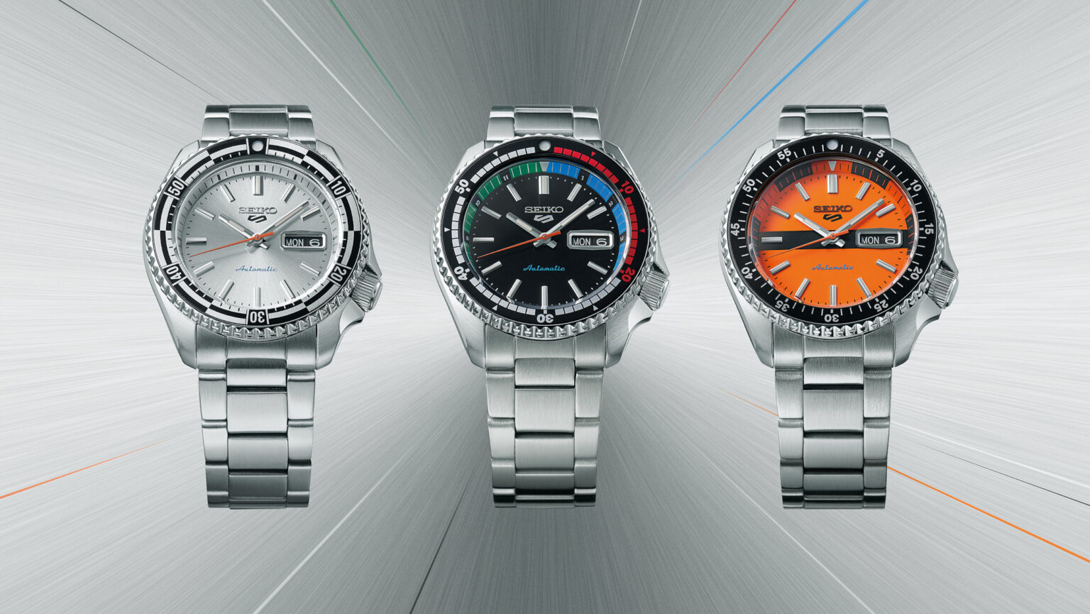 The Seiko 5 Sports 55th Anniversary Limited Edition (SRPK17) & Three ...