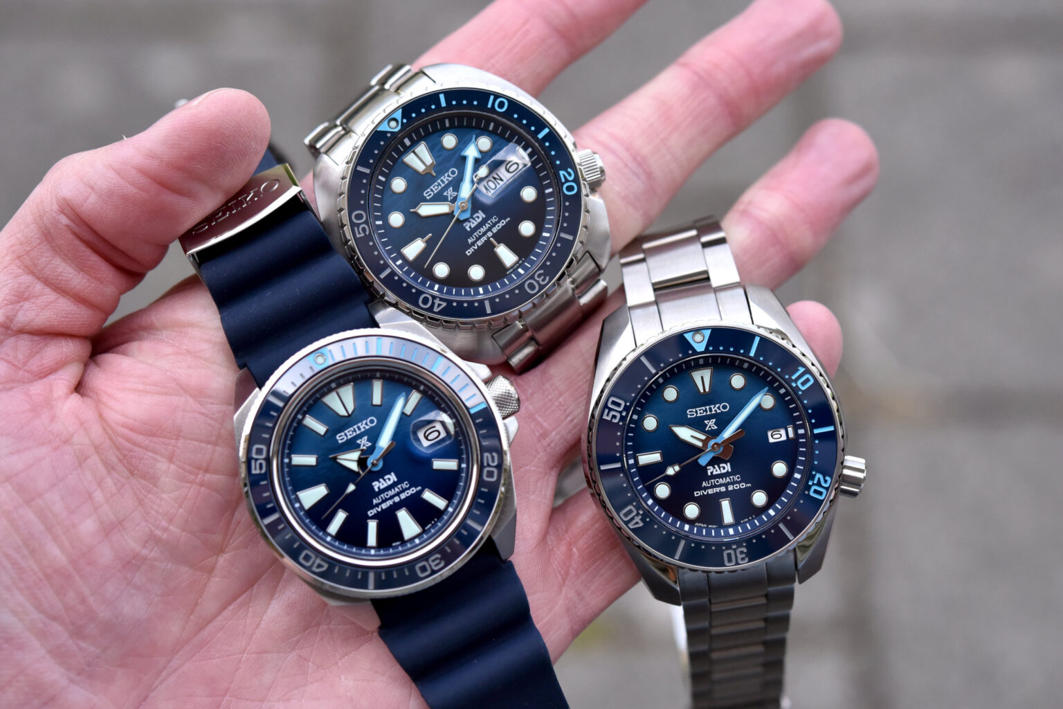 The Seiko Prospex PADI SRPK01, SRPJ93 & SPB375 Are Ready To Take The Plunge