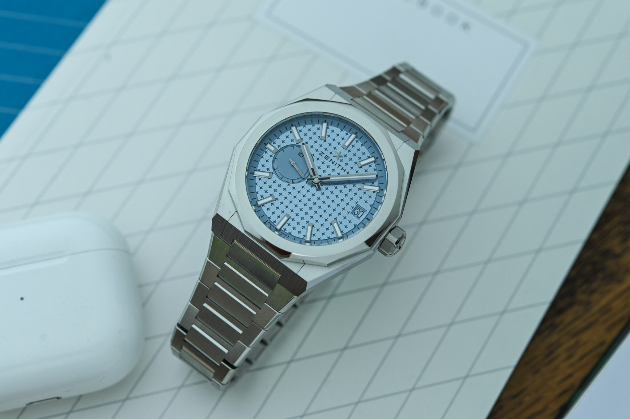 Hands on: The Refreshing Ice Blue Dials Of The Zenith Defy Skyline