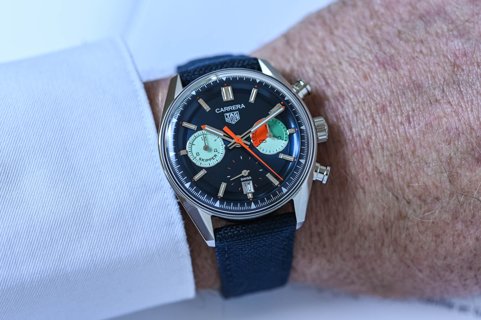 Hands-On: The New TAG Heuer Carrera Skipper Chronograph