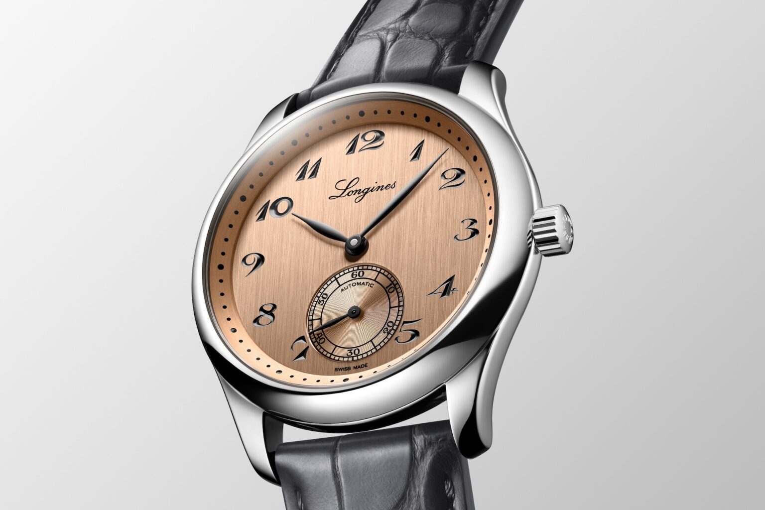 Introducing The Longines Master Small Seconds 38.5mm With Salmon ...