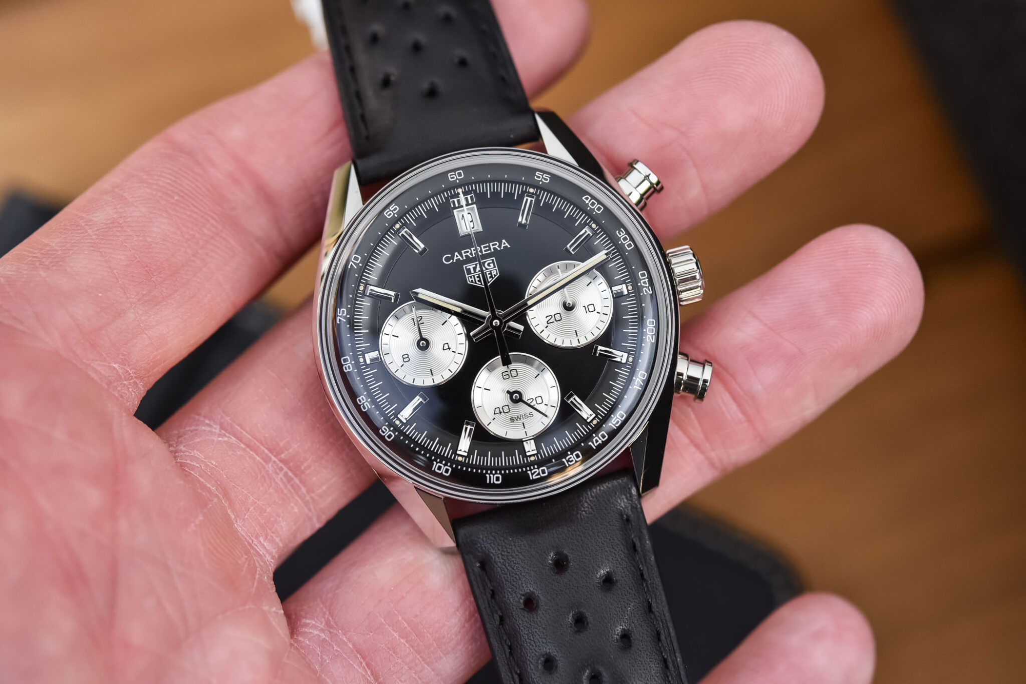 Video Review: The TAG Heuer Carrera Glassbox Chronograph 39mm Black Dial
