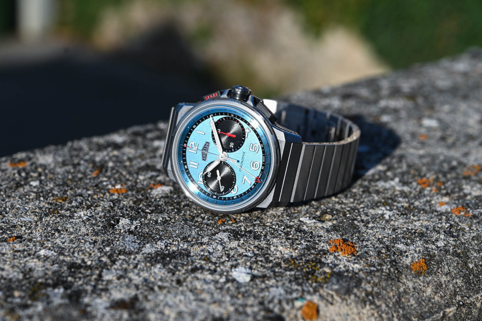 Introducing The Angelus Chronodate Titanium Storm Blue Edition (Live Pics)
