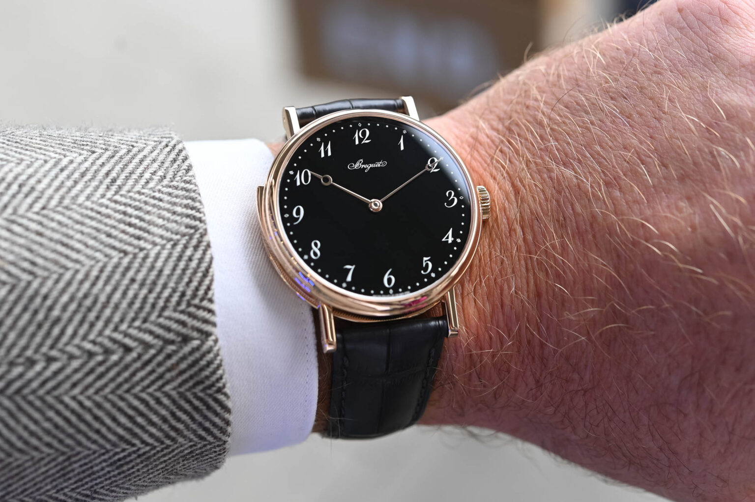 Introducing The Black Enamel & Pink Gold Breguet Classique 7637 ...