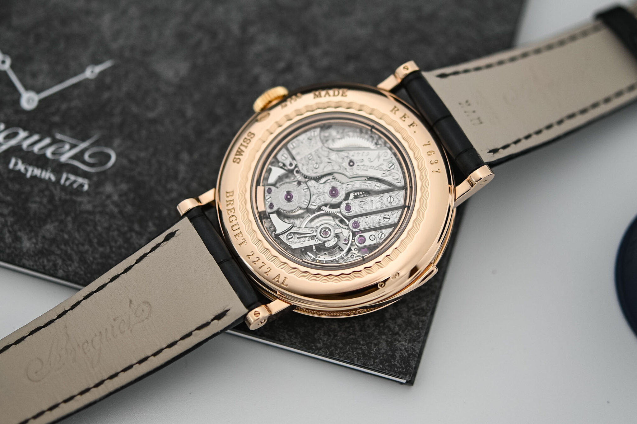 Introducing The Black Enamel & Pink Gold Breguet Classique 7637 ...